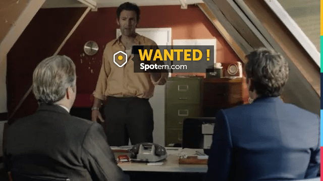 Chemise jaune et blanche des années 70 portée par DCI Ronnie Box (Simon ...