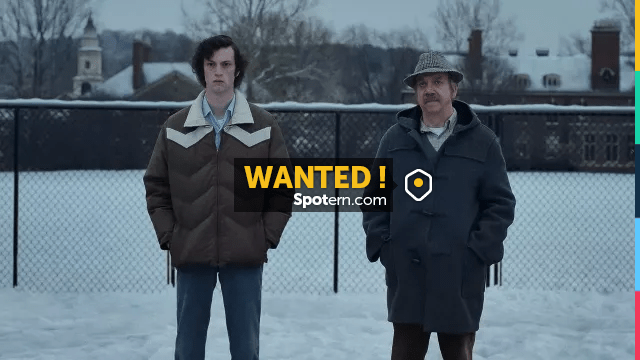 Coat worn by Paul Hunham (Paul Giamatti) as seen in The Holdovers movie ...