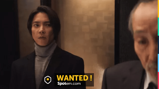 Grey turtleneck sweater worn by Issei Tomine (Tomohisa Yamashita) as ...