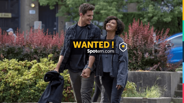 Gray jacket worn by Nora Antony (Andy Allo) as seen in Upload (Season 3 ...