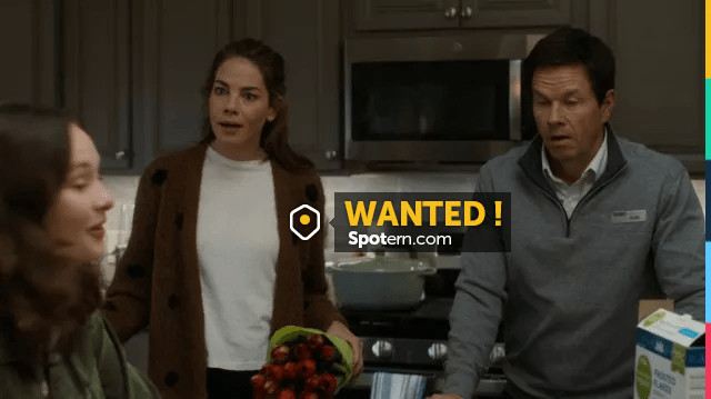 Cárdigan marrón usado por Jessica Morgan (Michelle Monaghan) como se ve ...