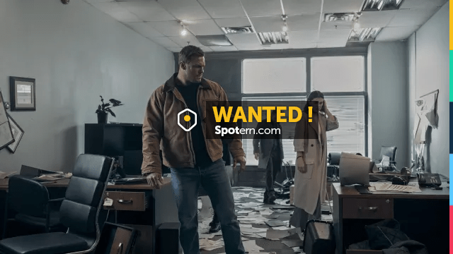 Canvas jacket worn by Jack Reacher (Alan Ritchson) as seen in Reacher ...