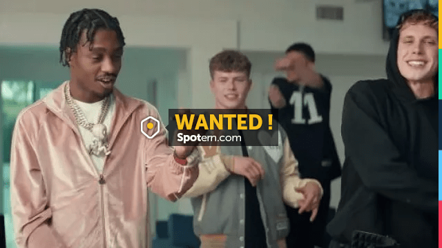 The pink tracksuit worn by Lil Tjay in his Same Friends music video ...