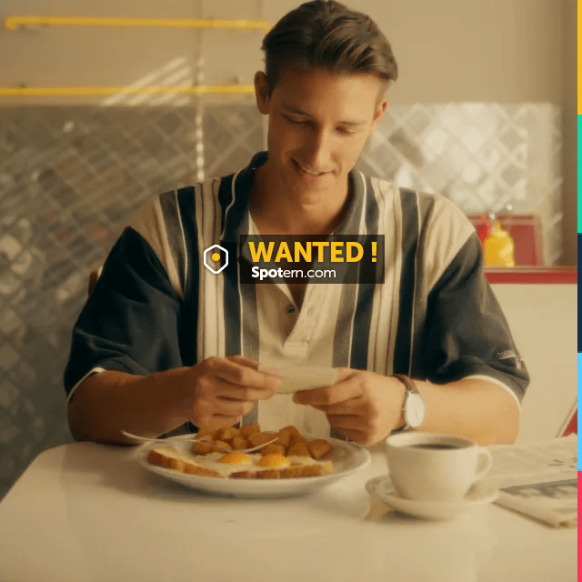 Polo à rayures vintage porté par Kylenutt sur le compte Instagram de ...