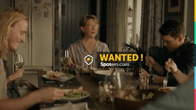 Striped shirt worn by Joy Delaney (Annette Bening) as seen in Apples ...