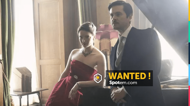 Red dress worn by Bridget Conway (Morfydd Clark) as seen in Murder Is Easy (Season 1) | Spotern