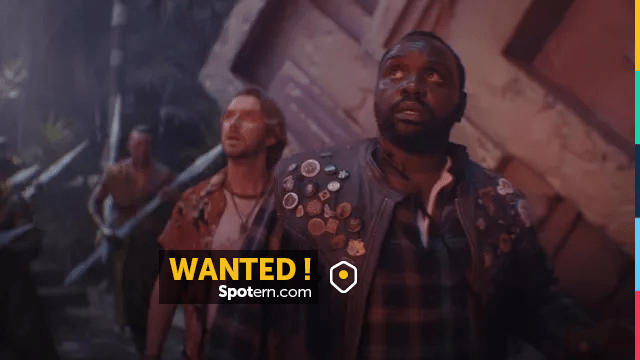 Fringe leather jacket worn by Bernie Hayes (Brian Tyree Henry) as seen ...