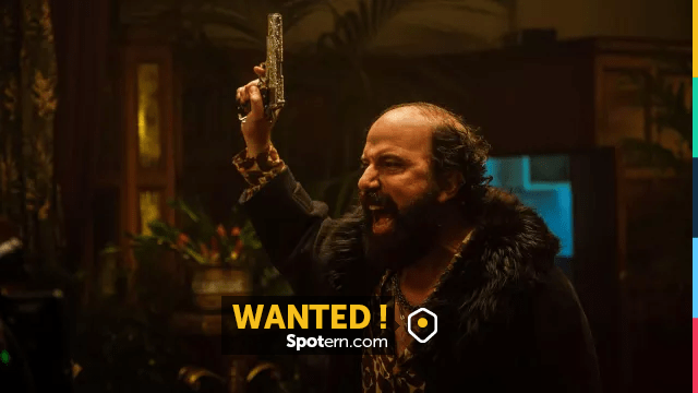 Chain necklaces worn by Glen Van Der Koy (Brett Gelman) as seen in Boy ...