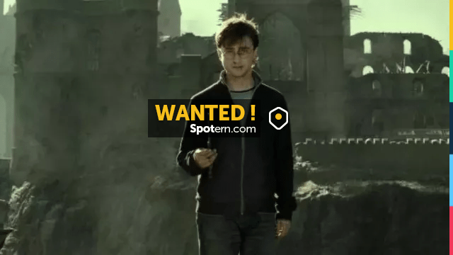 Veste noire ou bleue avec col et fermeture éclair portée par Harry ...