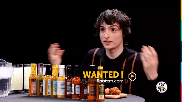 Fred Perry Long Sleeve T-shirt worn by Finn Wolfhard as seen in Hot ...
