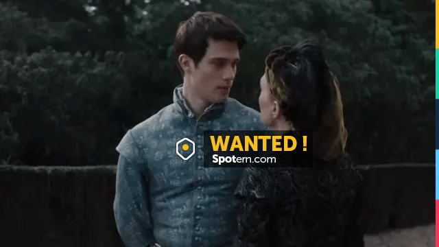 Blue floral print costume worn by George Villiers (Nicholas Galitzine ...