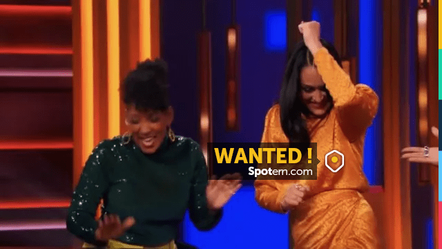 Orange Yellow Dress worn by Brie Bella in Password TV Show on April 2024 | Spotern