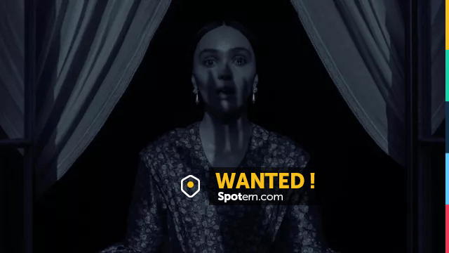 Floral Dress worn by Ellen Hutter (Lily-Rose Depp) as seen in Nosferatu ...