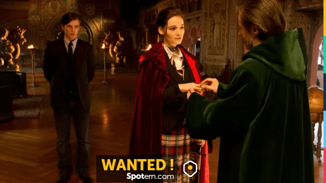 Ruby Red Movie Wardrobe: Gwendolyn Shepherd (Maria Ehrich) is wearing Plaid Tartan Skirt in the ...