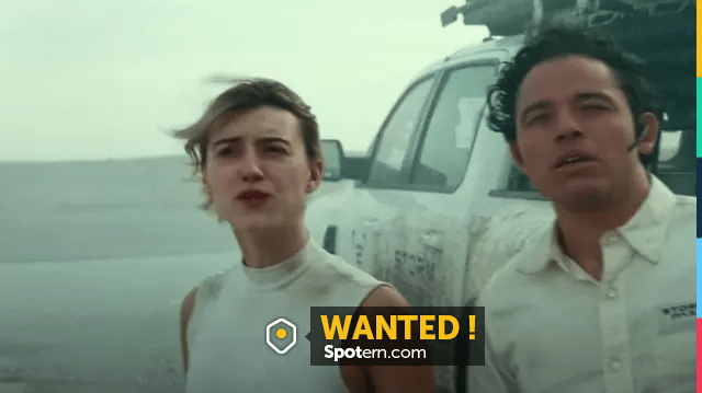 Twisters Movie Wardrobe: Kate (Daisy Edgar-Jones) is wearing Sleeveless ...