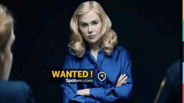 The Perfect Couple outfits: Blue Blouse top worn by Greer Garrison ...