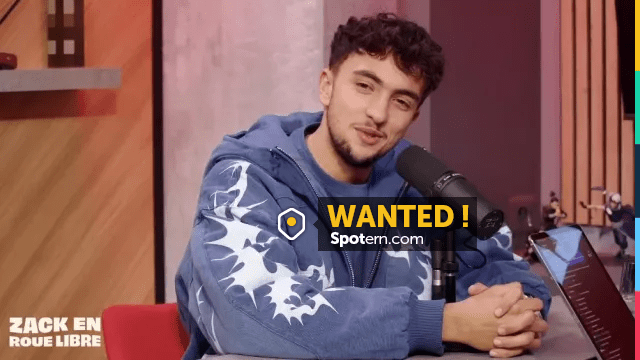 Inoxtag wears a Blue Zip hoodie in the YouTube video Inoxtag, The ...