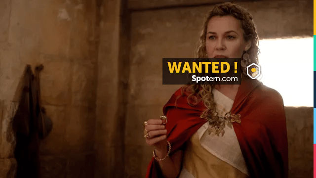 Outfits of Gladiator II Movie: Lucilla (Connie Nielsen) wears Gold Sun ...