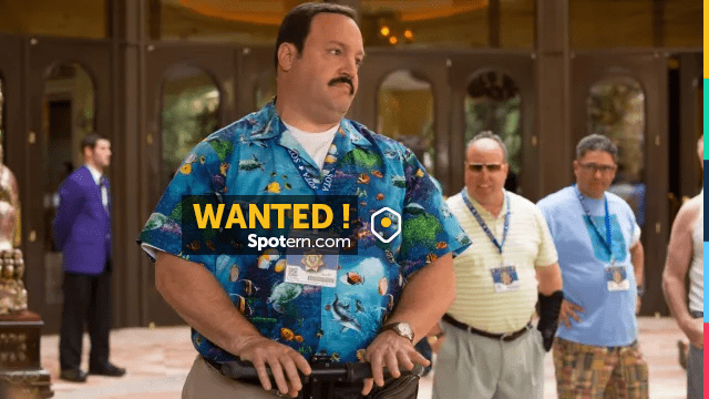 Outfits of Paul Blart: Mall Cop 2: Kevin James wears Hawaiian Shirt to ...