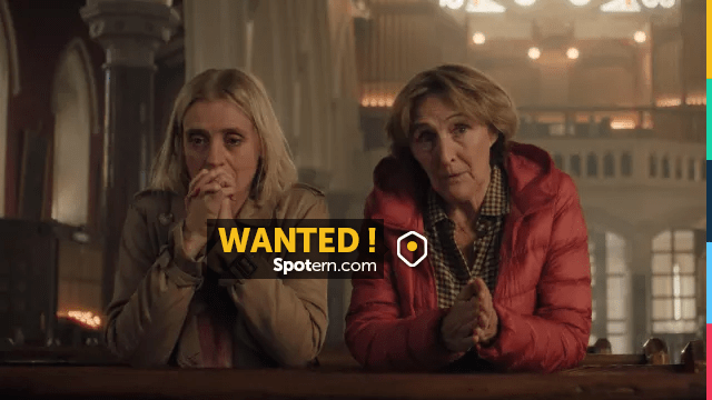 Outfits of Bad Sisters: Fiona Shaw wears red down jacket to portray ...