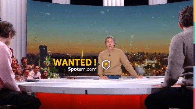 Tenues de Yann Barthès : l’animateur porte un pull jaune le 6 décembre ...