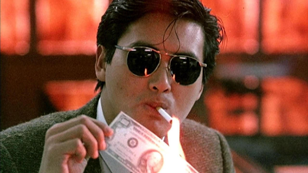 Sunglasses Alain Delon Paris of Mark Gor (Chow Yun-fat) in The Crime ...