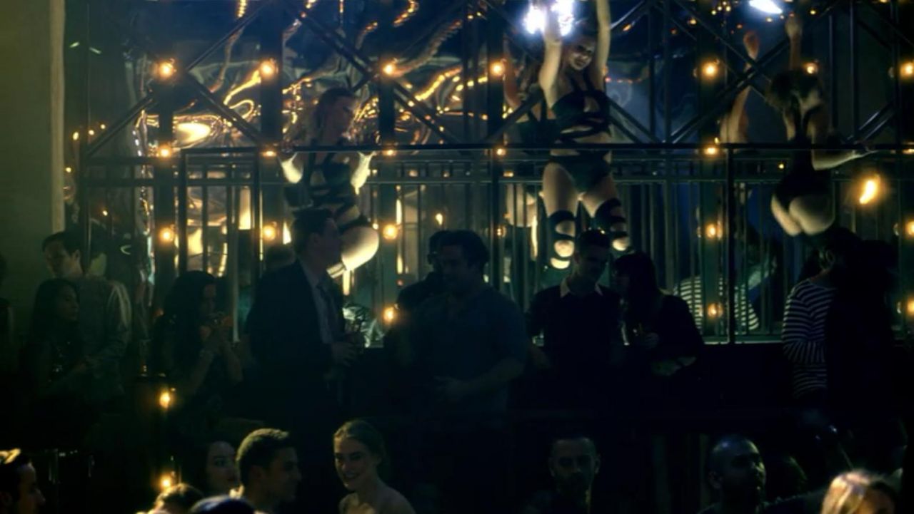 The bodysuit black dancers at the Lux in the series Lucifer S01E08 ...