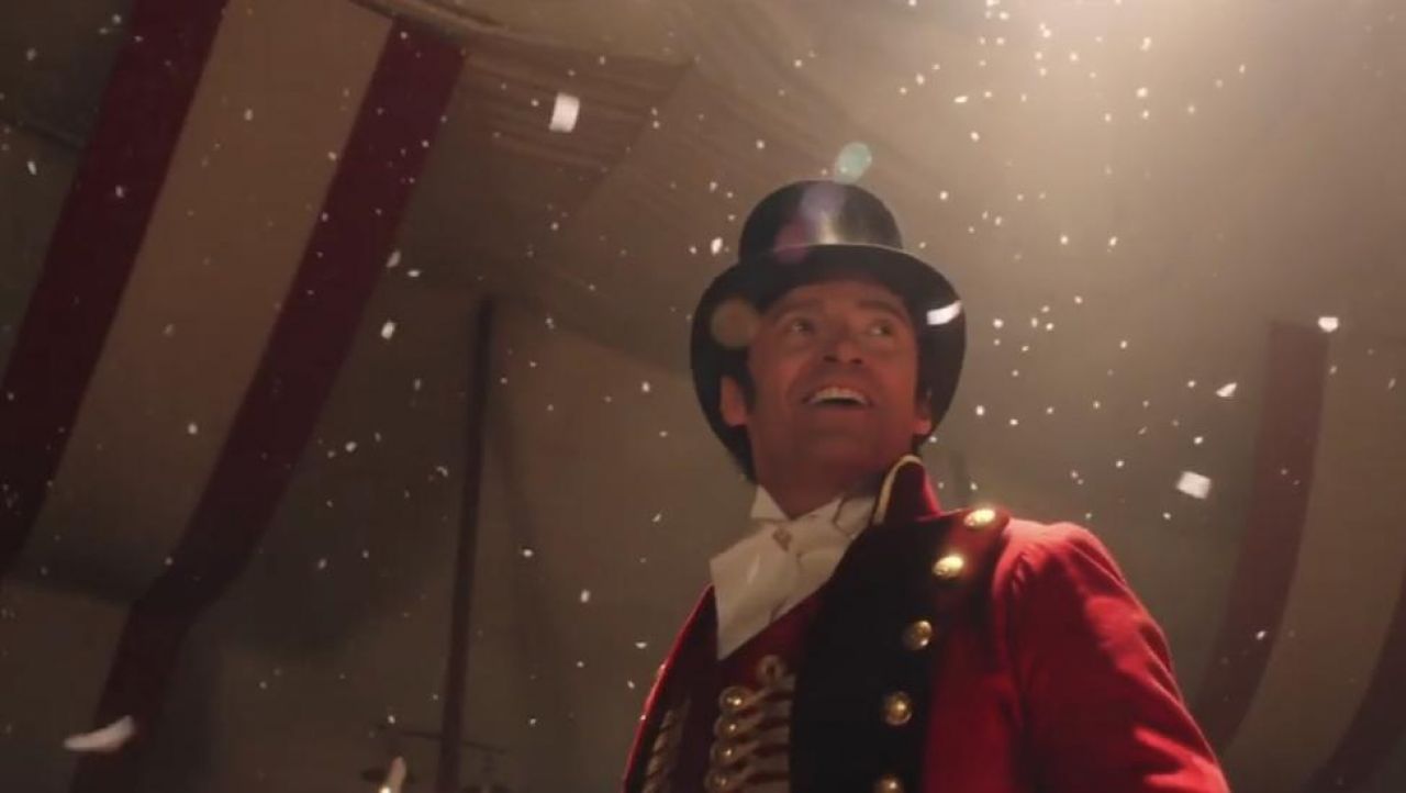 the top hat of P. T. Barnum (Hugh Jackman) in " The greatest showman ...
