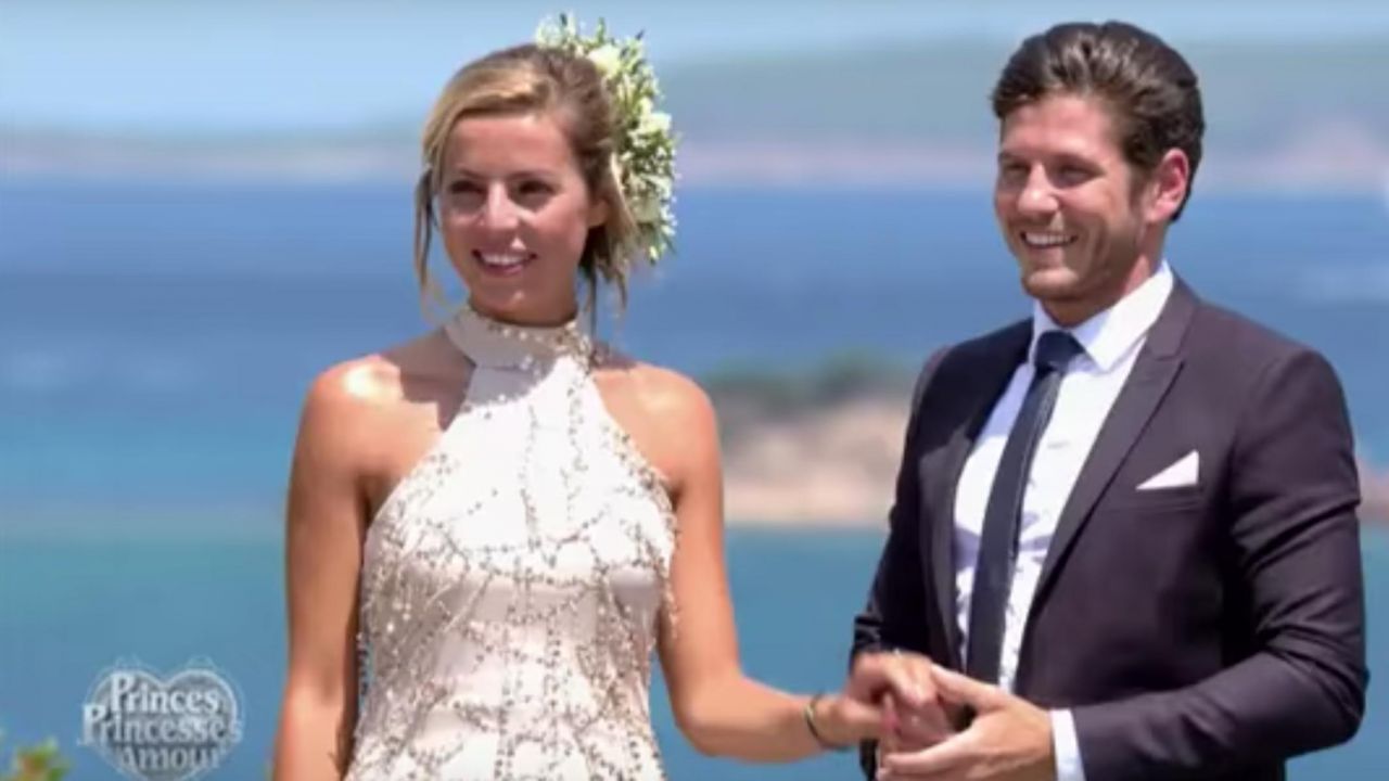 The dress Hillary during her ceremony with Seb in The princes and ...