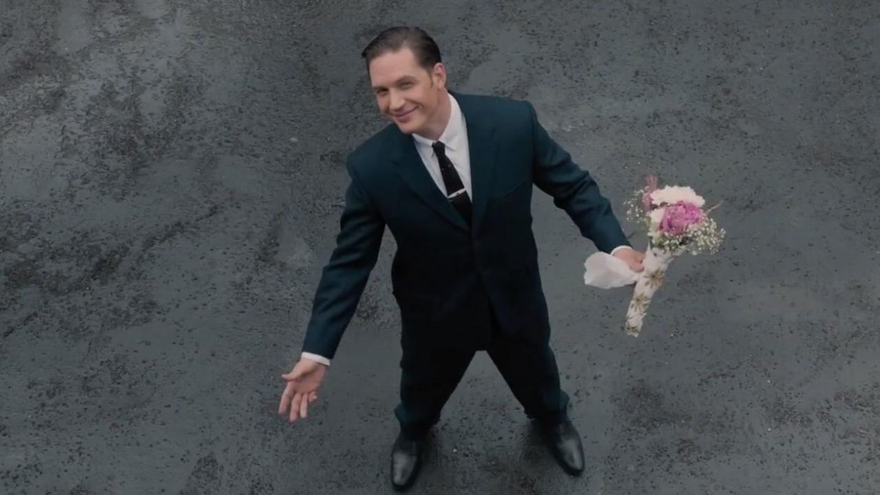 The costume worn by Reginald Kray (Tom Hardy) in Legend | Spotern