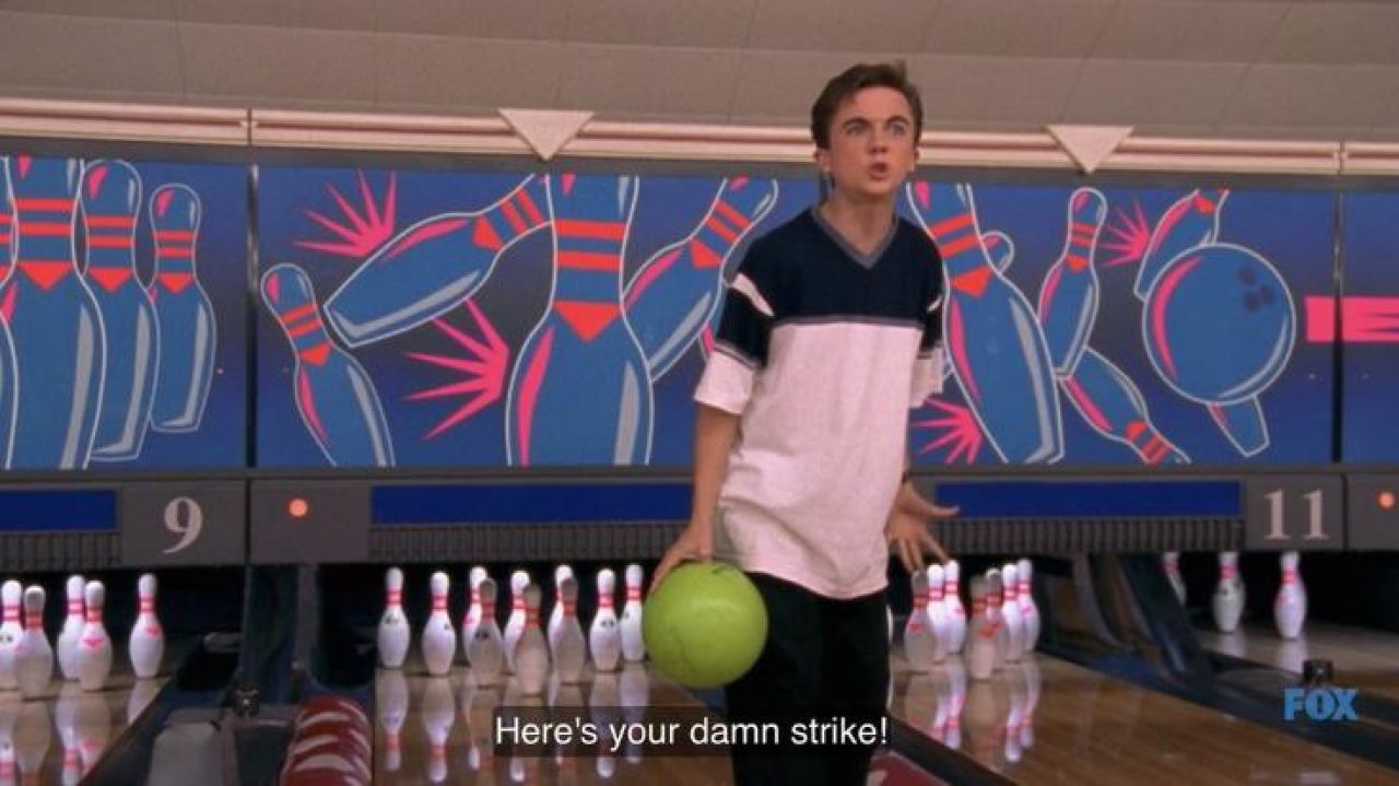 Bowling shirt worn by Malcolm (Frankie Muniz) as seen in Malcolm in the ...