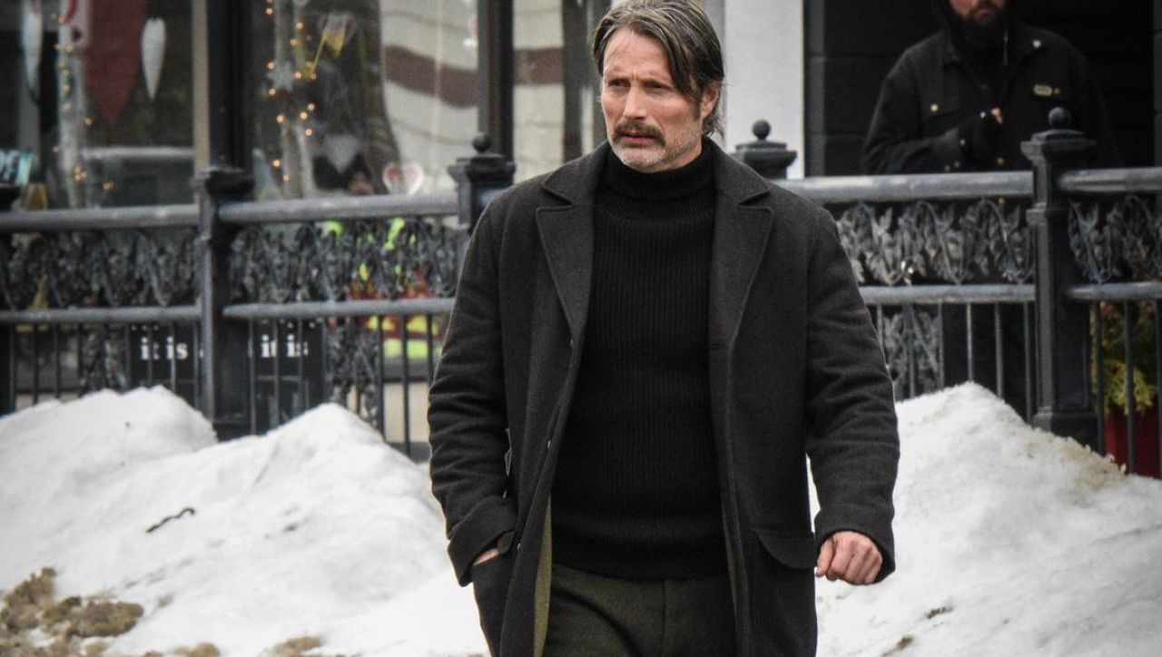Coat worn by Duncan Vizla (Mads Mikkelsen) as seen in Polar | Spotern