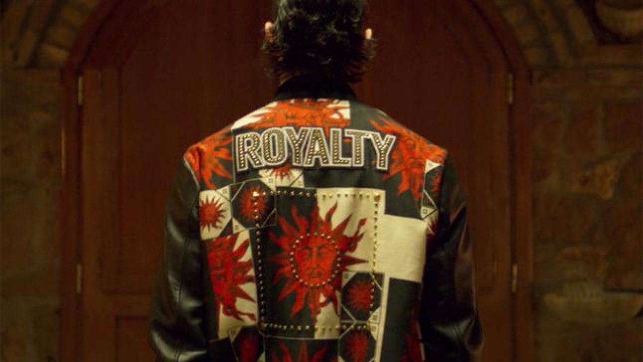 Black and red Leather "Royalty" Jacket worn by Alberto 'Spadino ...