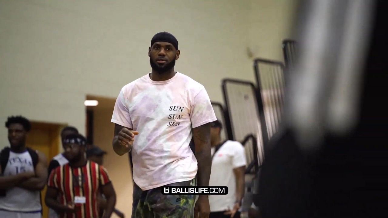 Sun sun sun tee worn by Lebron James as seen in Le­Bron James STARTS ...