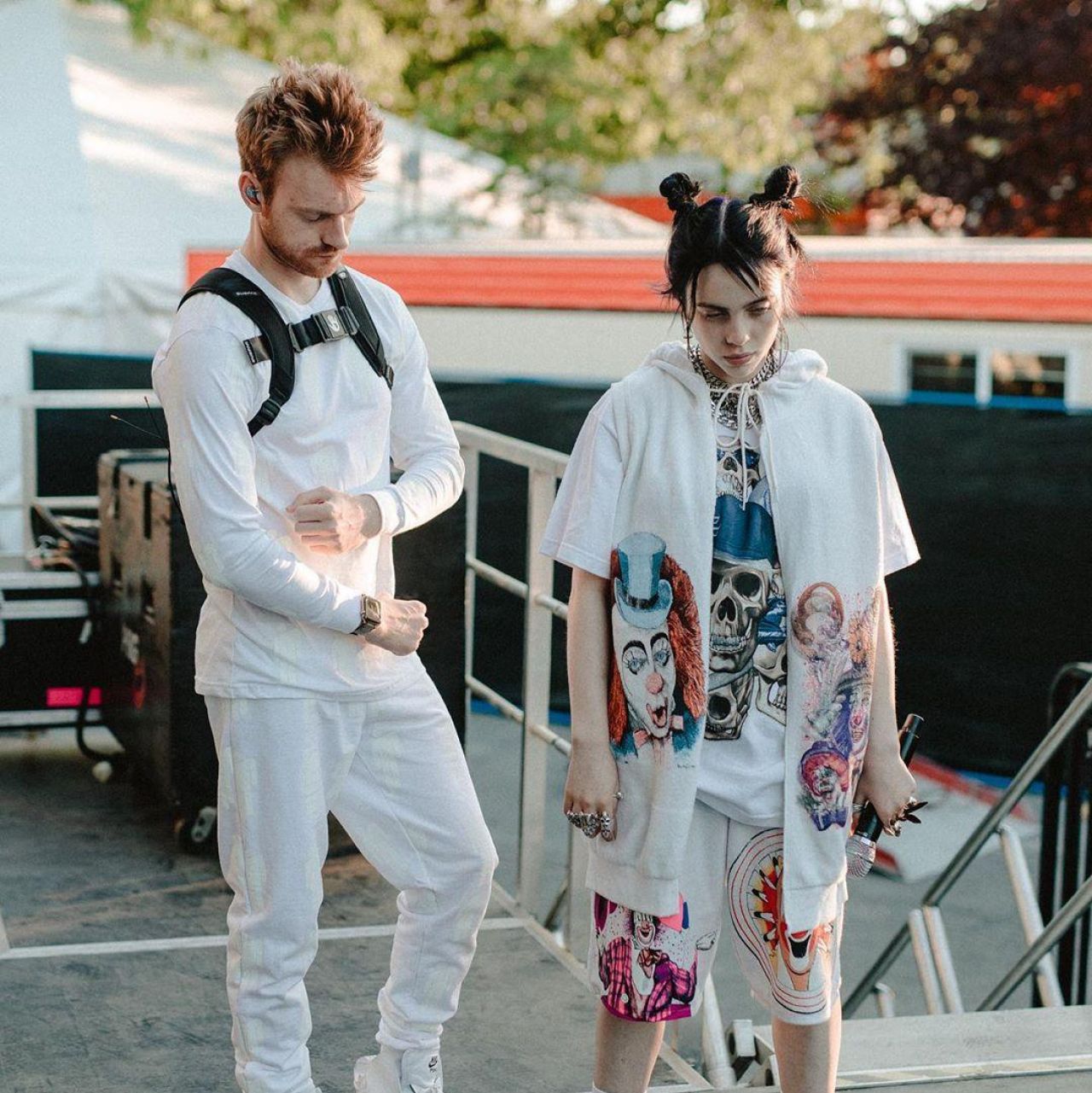 The outfit worn by Billie Eilish account on the Instagram of @Finneas ...