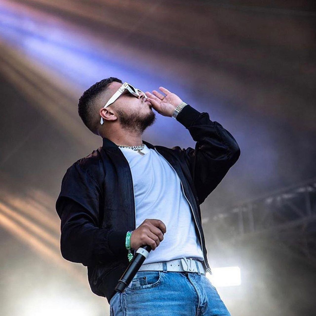 The jacket worn by Hamza on his account Instagram @Hamzasaucegod | Spotern