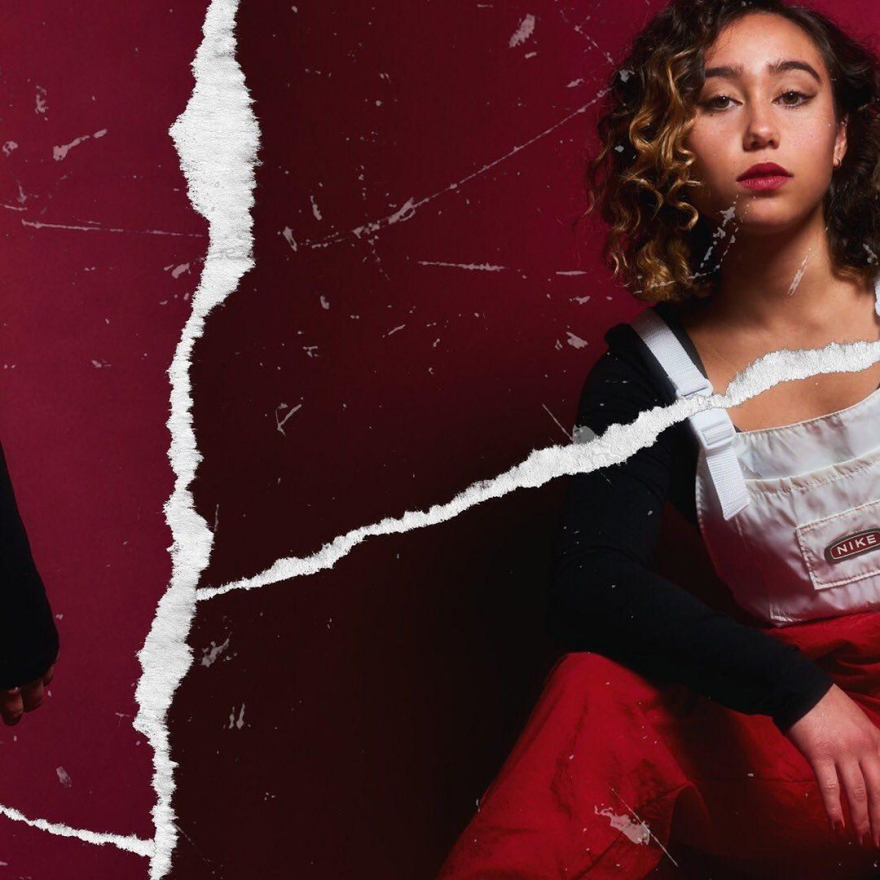 The combination Nike red and white Katelyn Ohashi on his account ...