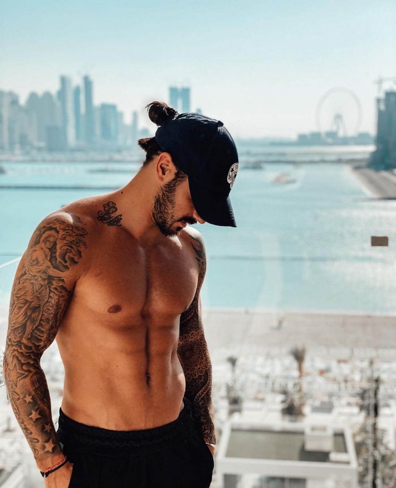 The black hat of Benjamin Samat on his account Instagram @benji_samat ...