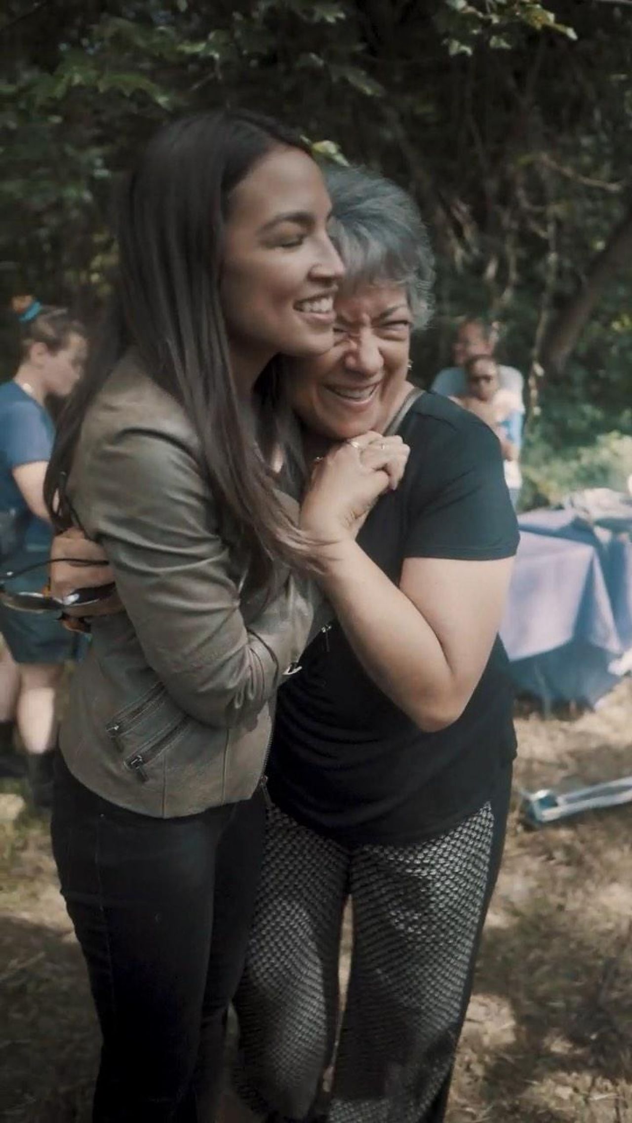 Green Leather Jacket worn by Alexandria Ocasio-Cortez on the Instagram ...