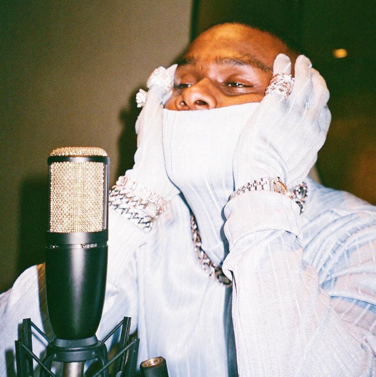 White Turtleneck worn by DaBaby on his Instagram account @dababy | Spotern