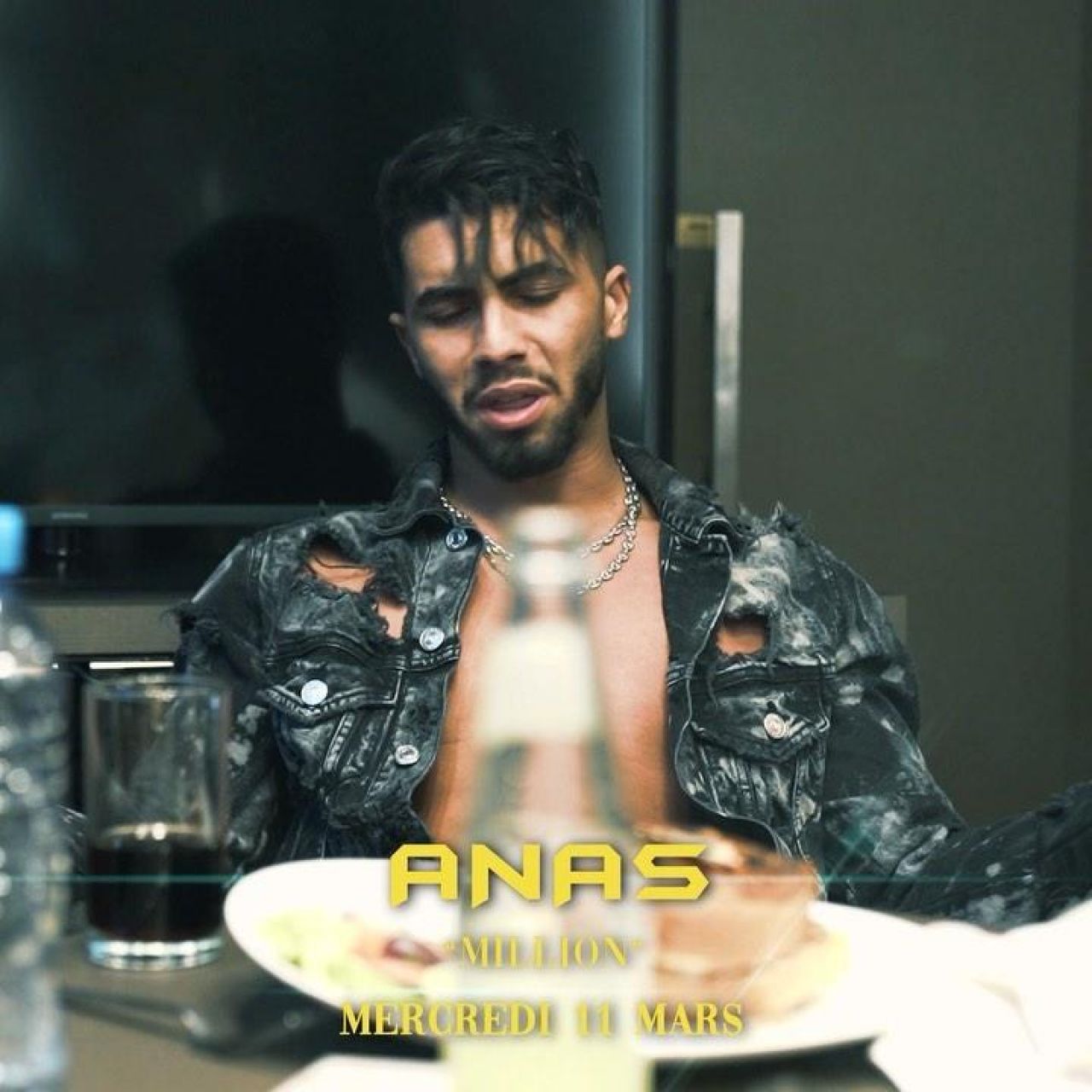 Denim Jacket worn by Anas on his Instagram account @anasofficiel_ | Spotern