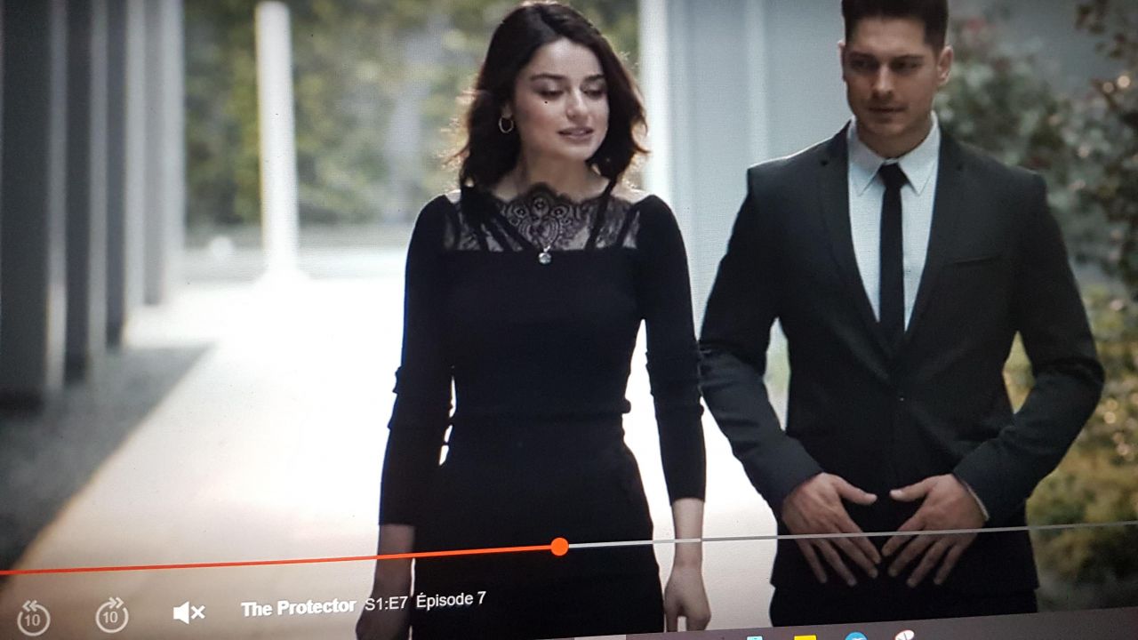 Top with lace detail of Leyla Sancak (Ayça Ayşin Turan) in The ...