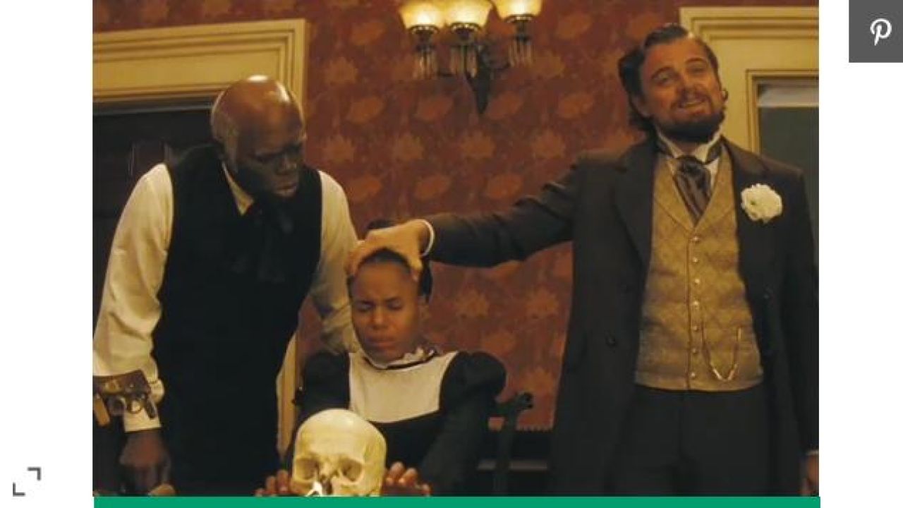 Green suit with vest of Calvin Candie (Leonardo DiCaprio) in Django ...