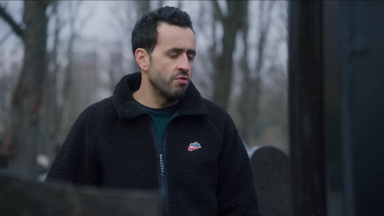 The fleece sweater Nike worn by Joseph Hazan (Jonathan Cohen) in the ...
