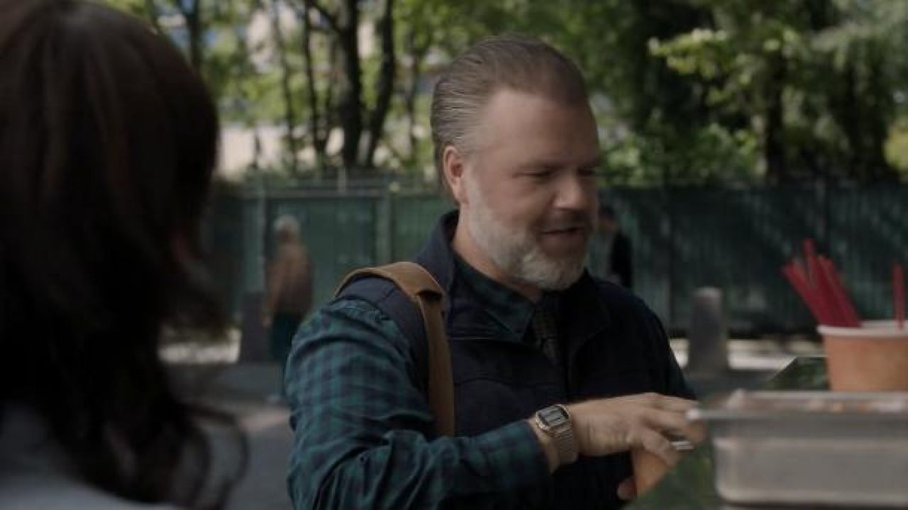 Digital watch worn by Dr. Iggy Frome (Tyler Labine) as seen in New ...
