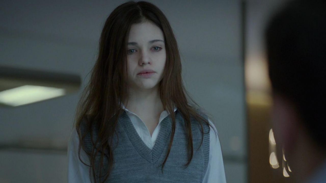 Gray Sleeveless Sweater worn by Maria / Airam (India Eisley) in Look ...