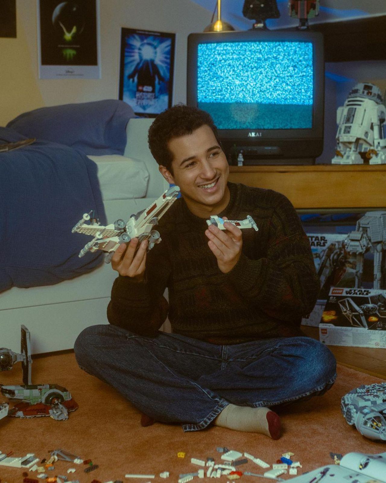 Vintage sweater worn by Sofyan Boudouni on his Instagram account @sofyan | Spotern