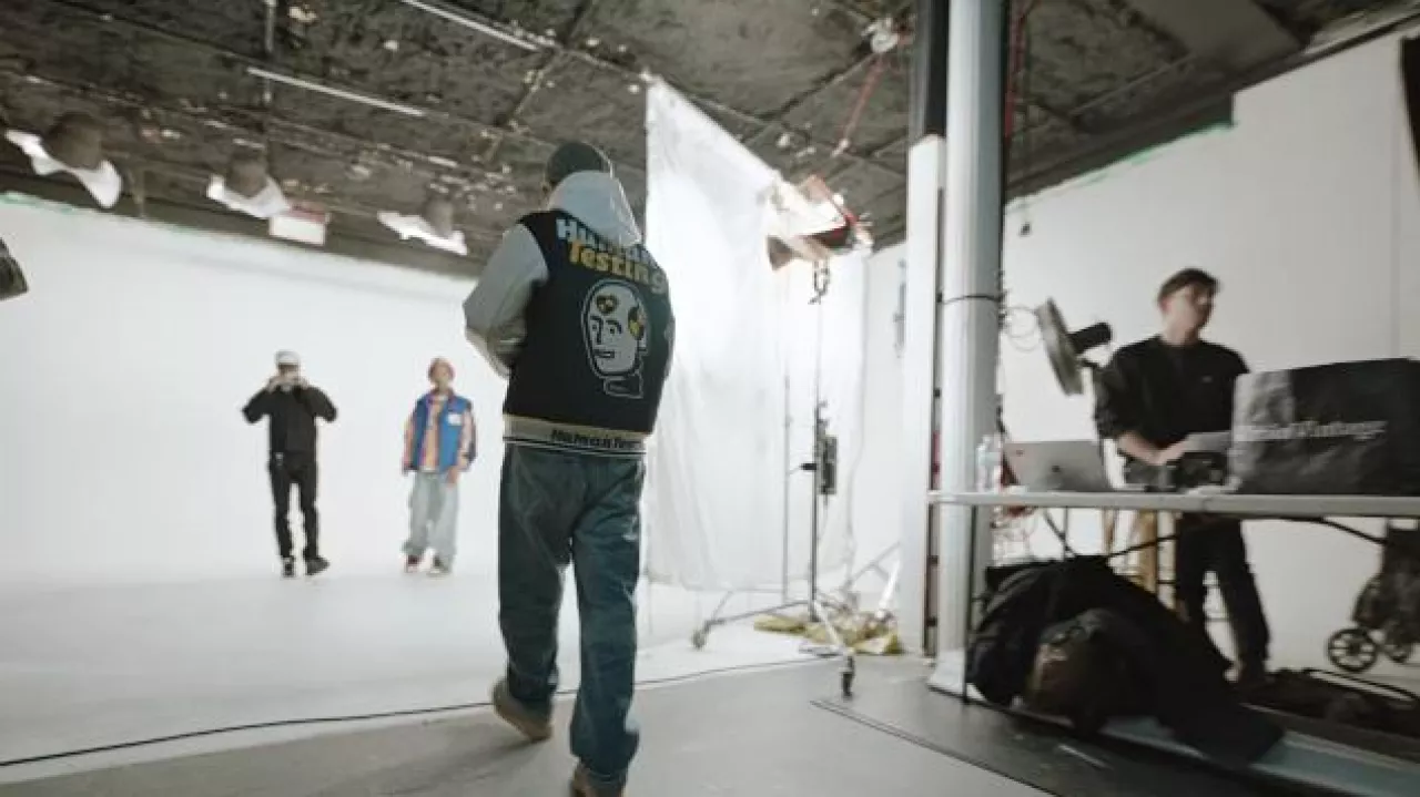 Human Testing Varsity Jacket worn by Nigo in his Arya music video ft. A ...