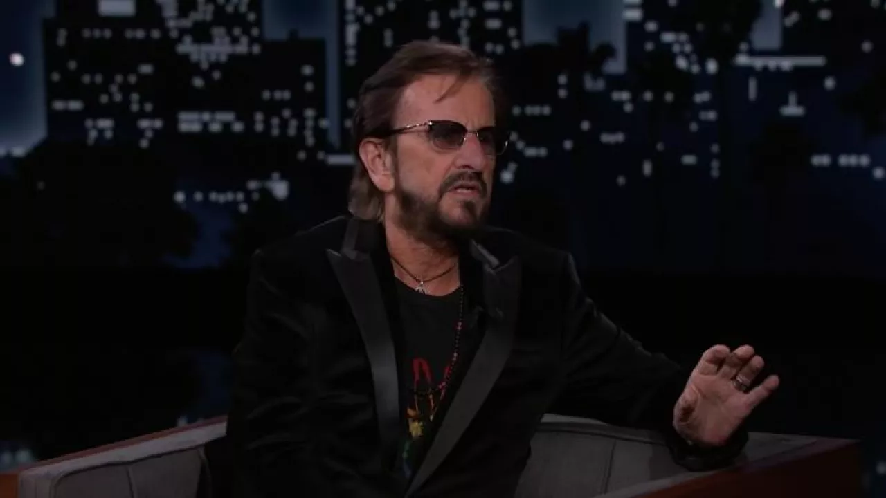 Sunglasses of Ringo Starr as seen in Jimmy Kimmel Live! | Spotern