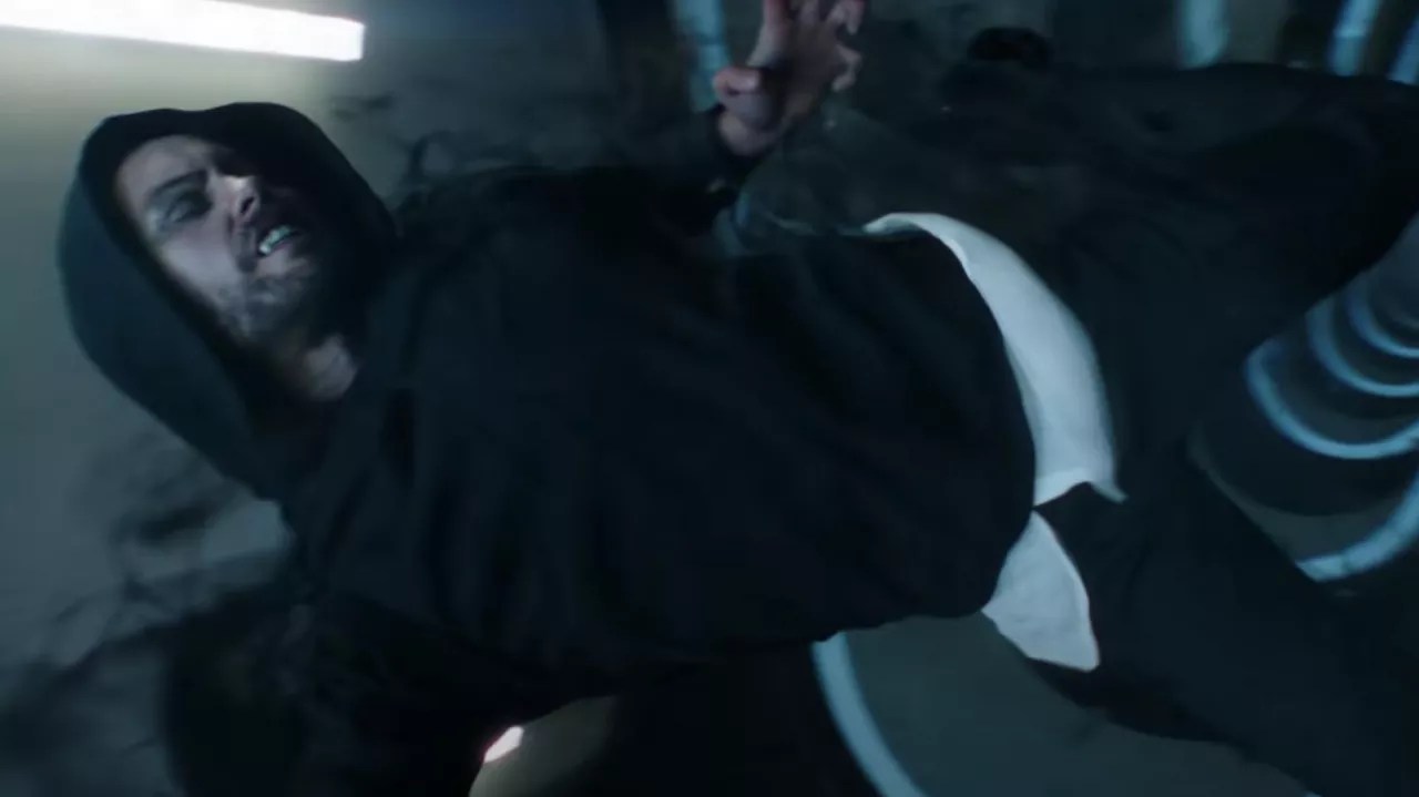 Black hoodie worn by Dr. Michael Morbius (Jared Leto) as seen in ...